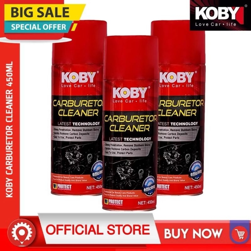 KOBY Carburetor Cleaner 450ml.. | Shopee Philippines