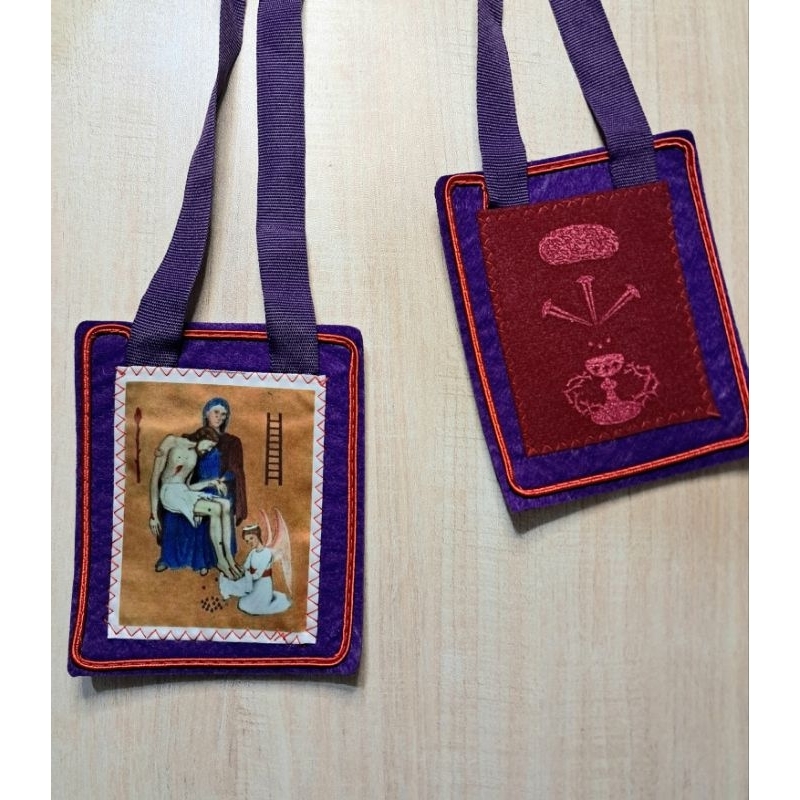 Purple Scapular of Blessing and Protection | Shopee Philippines