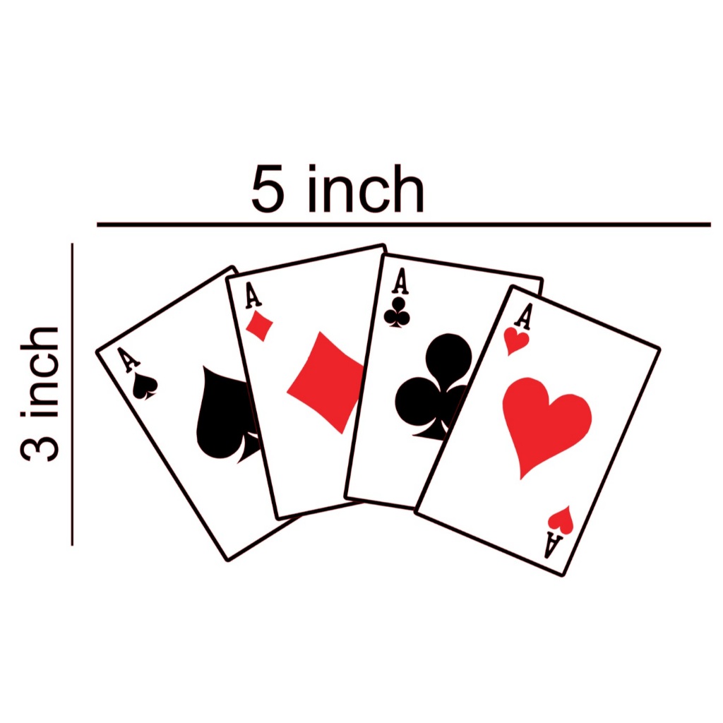 four ACE's sticker design | Shopee Philippines