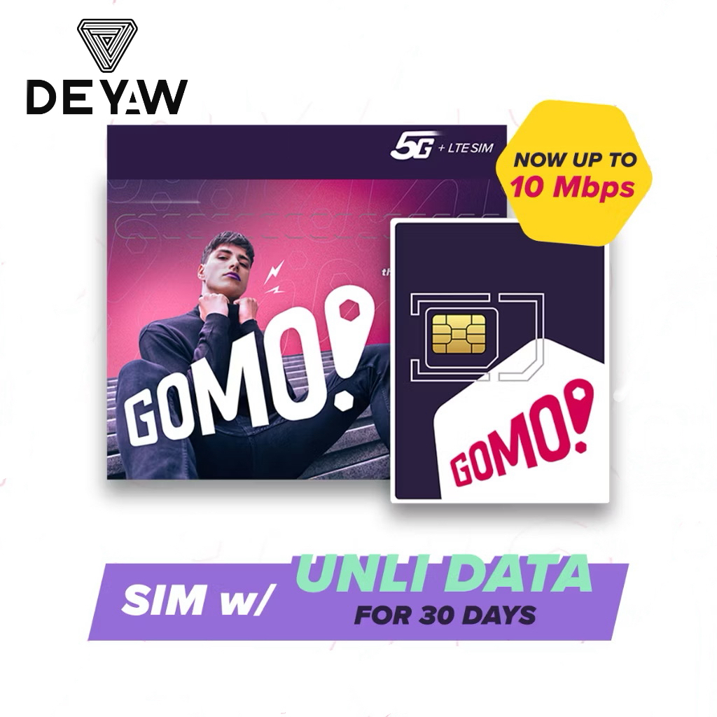 Gomo Sim with Unli Data 30days | Shopee Philippines