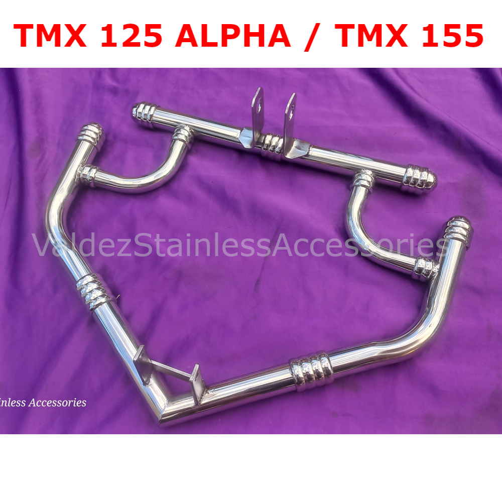 New Stainless Crash Guard, " SPADE STYLE " for TMX 155 & TMX 125, 1500 ...