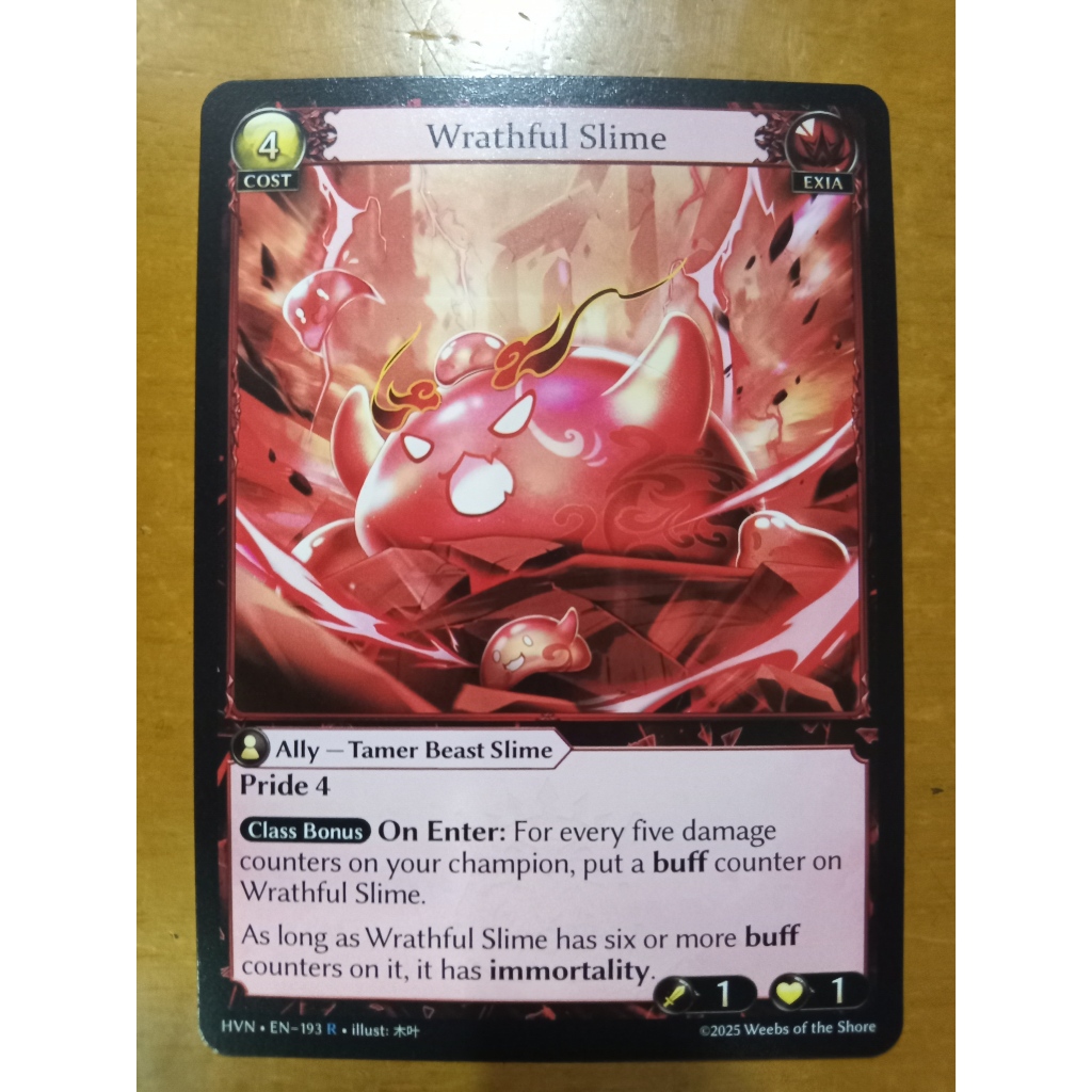 GA Wrathful Slime R Abyssal Heaven HVN Grand Archive GATCG | Shopee ...