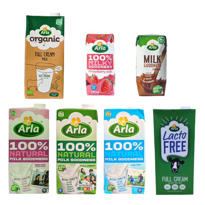 Arla 100% Natural Milk Goodness - High Protein Dairy | Shopee Philippines