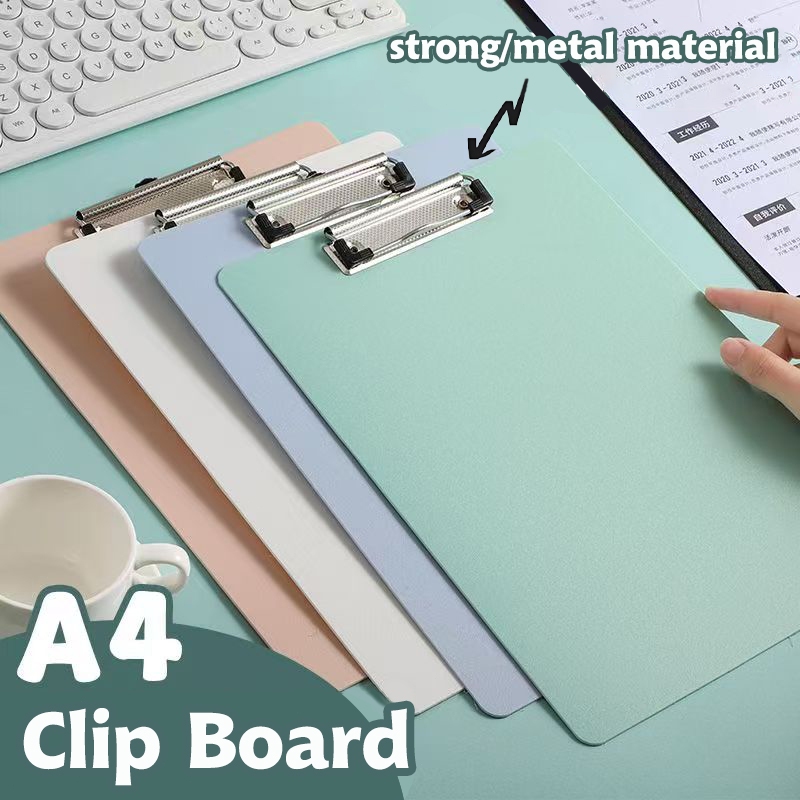 A4 Hard Clip Board File Paper Folder Long Clipboard Writing Pad Office ...