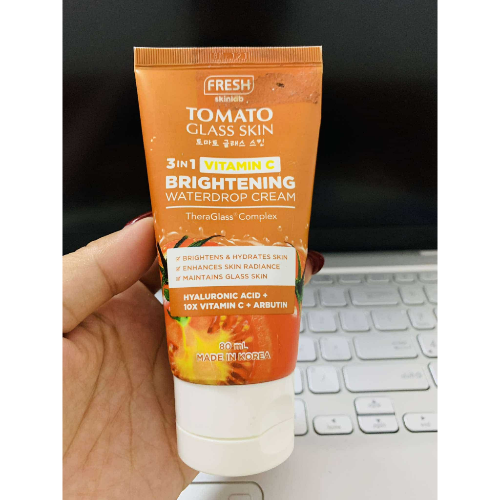 Fresh Skinlab Tomato Glass Skin Hyaluronic Water Drop Cream (80ml ...