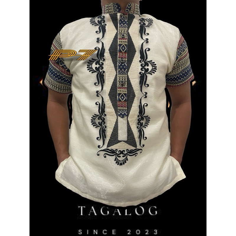Barong Short Sleeve (Asean Inspired) | Shopee Philippines