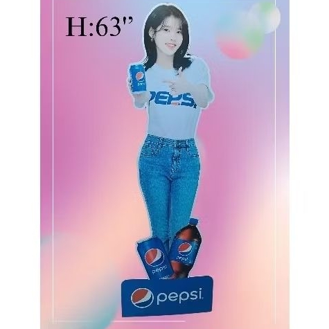 Official PEPSI IU Lee Gi Eun Life Size Standee Display | Shopee Philippines