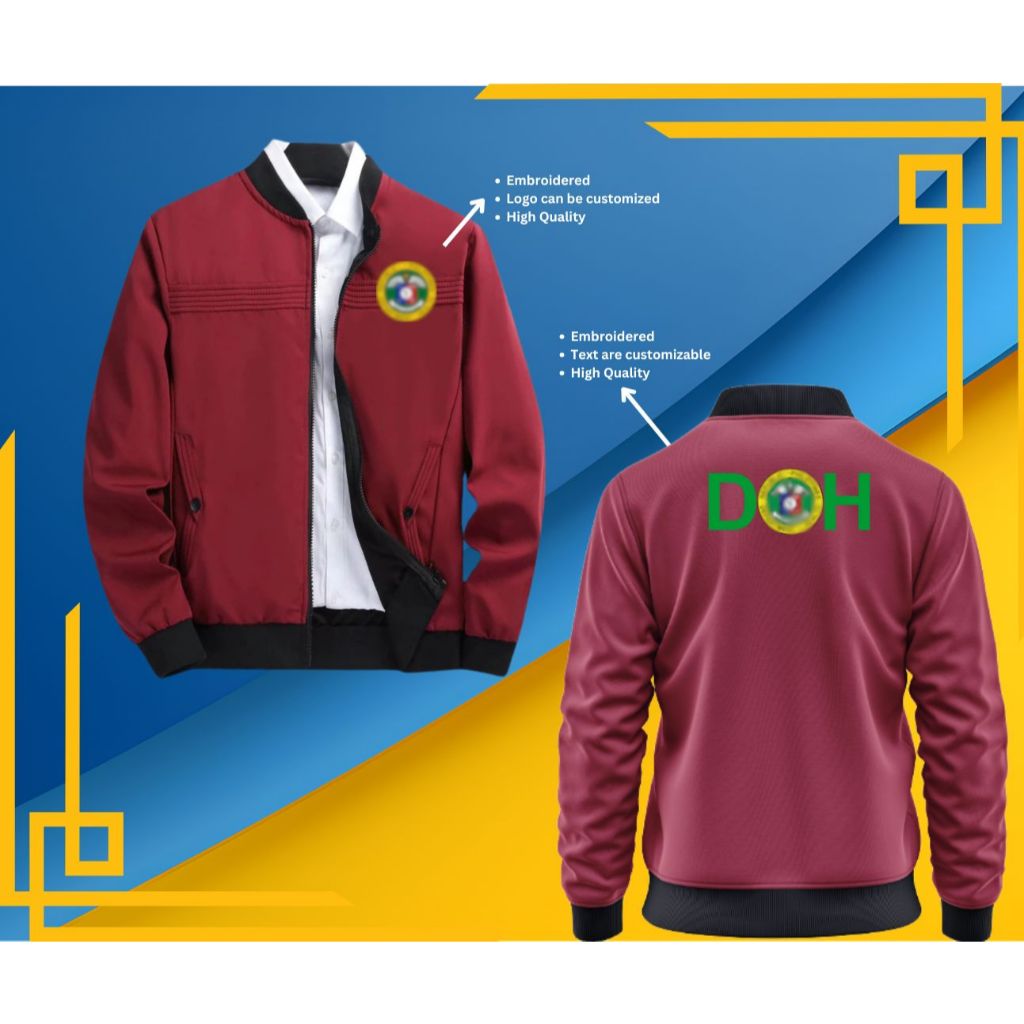 Health Hospital Front Liners Embroidered Bomber Jacket High Quality ...