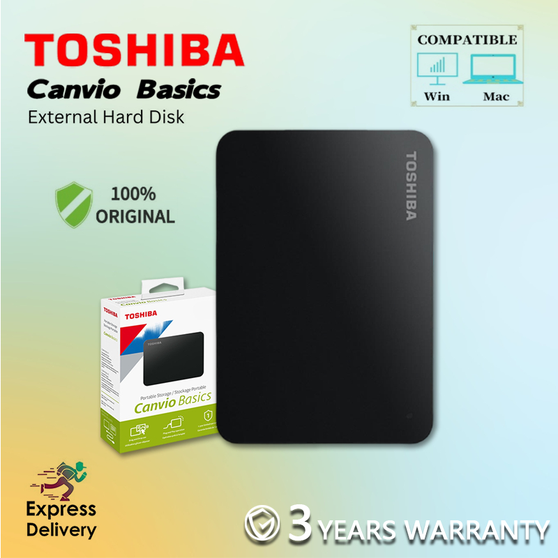 Toshiba External Hard Drives (new) 1TB 2TB External HDD USB 3.0 For Mac ...