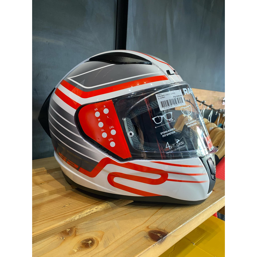 LS2 Rapid II Circuit / Full Face Single Visor / MoonCycle MotoShop ...