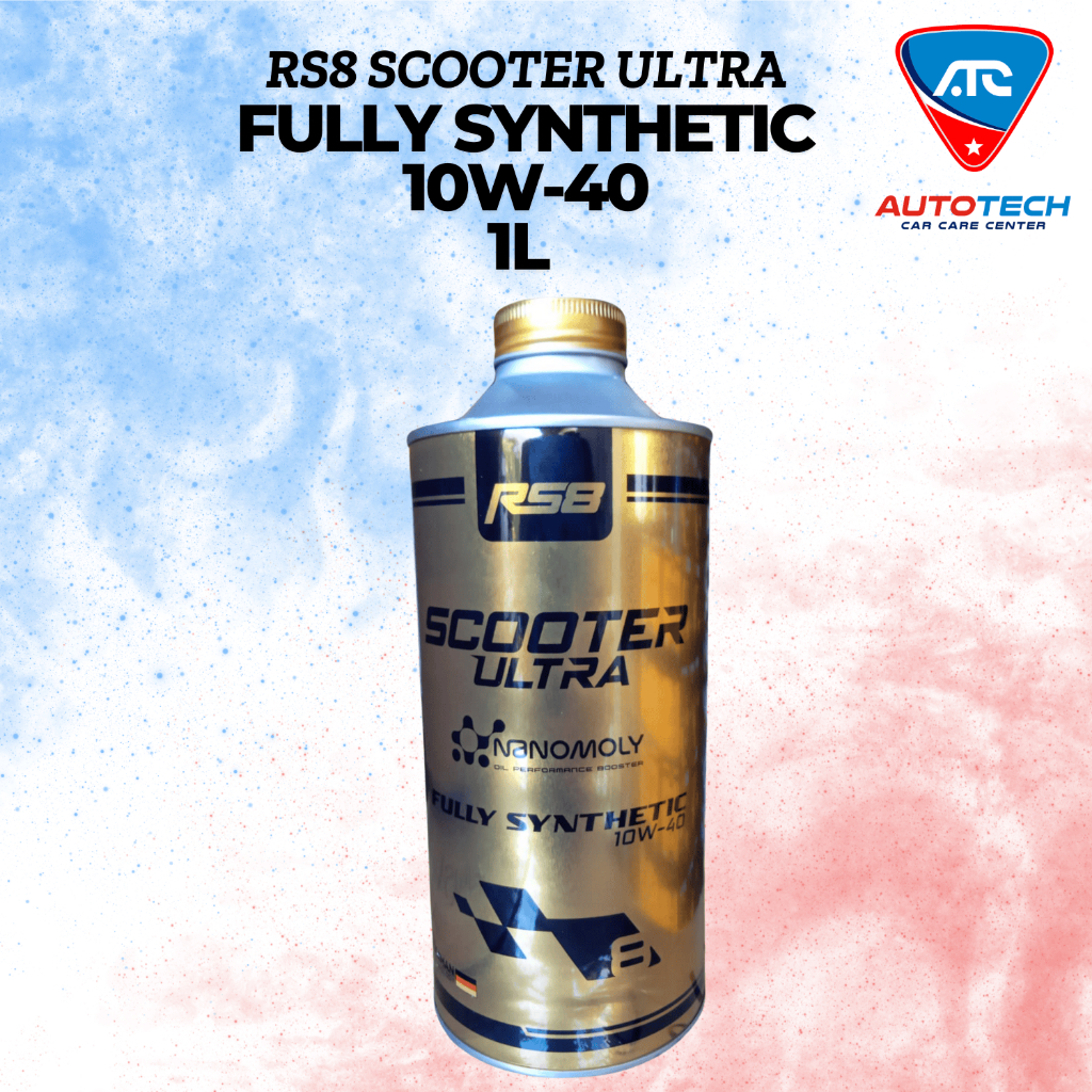 RS8 SCOOTER ULTRA 10W-40 FULLY SYNTHETIC 1L/800ML | Shopee Philippines