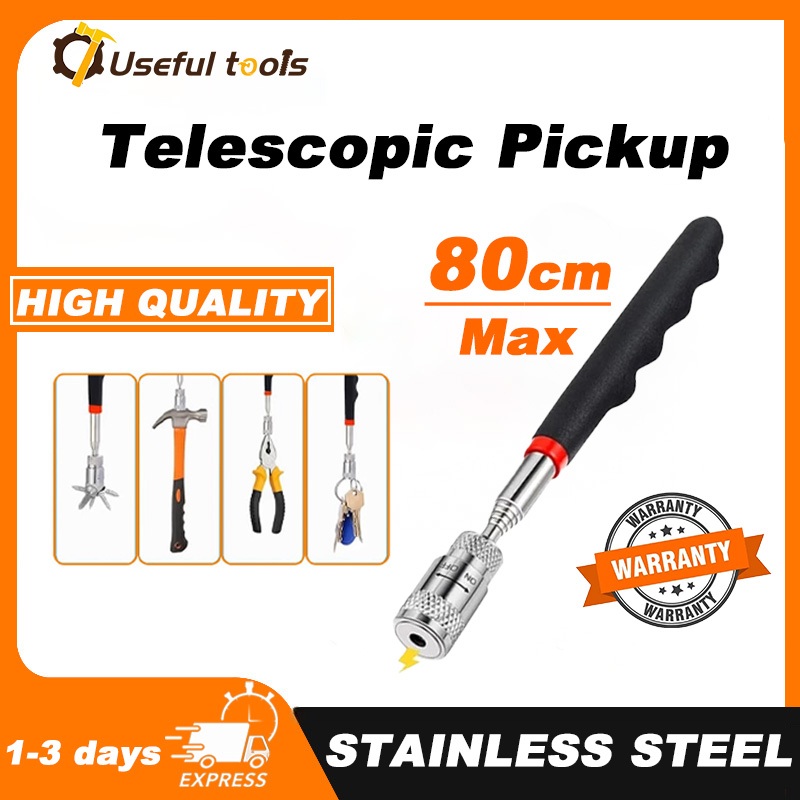 Retractable Magnetic Telescopic Pick Up Tool with LED Light Extendable ...