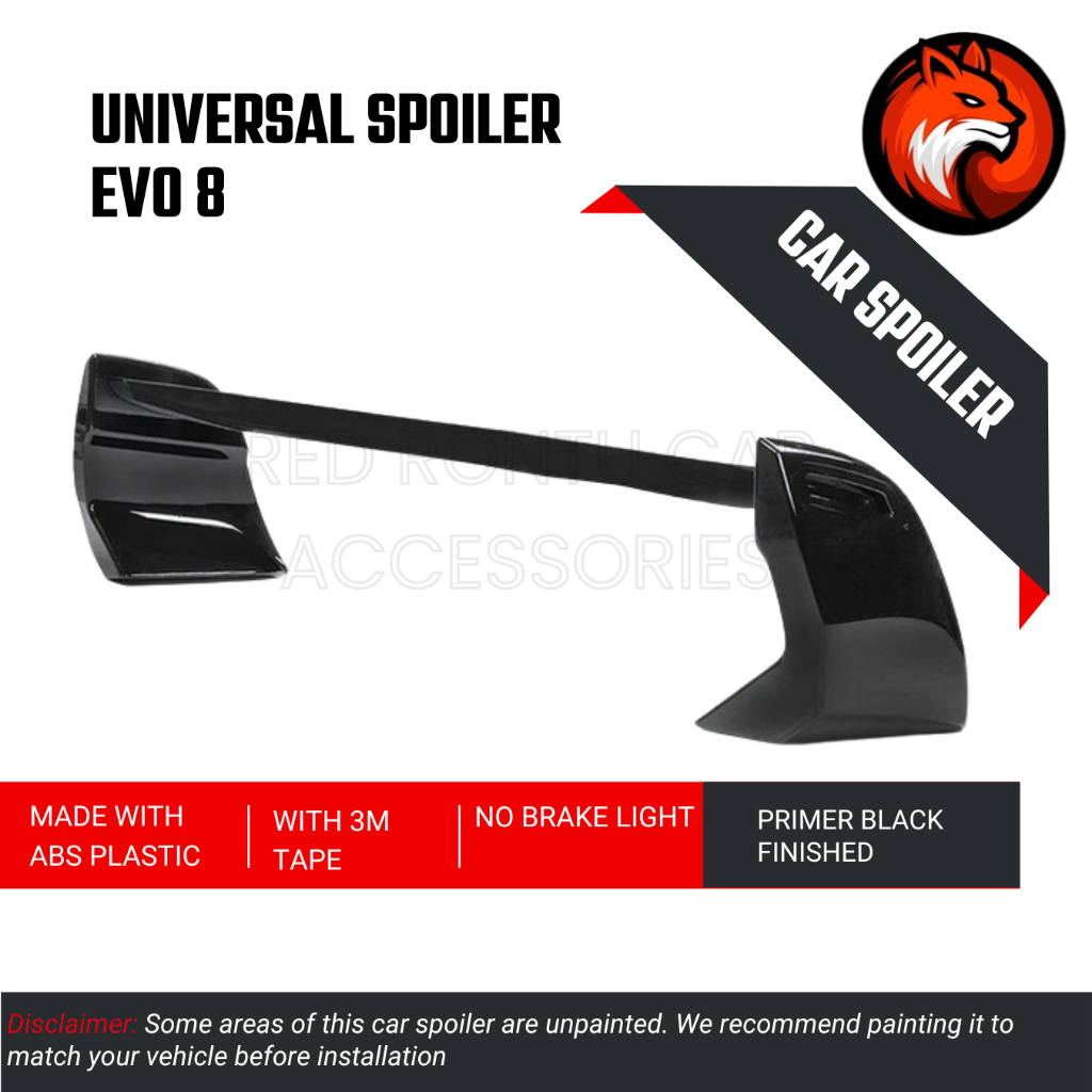 Mitsubishi Lancer Spoiler EVO 8 Spoiler for car universal, exterior car ...