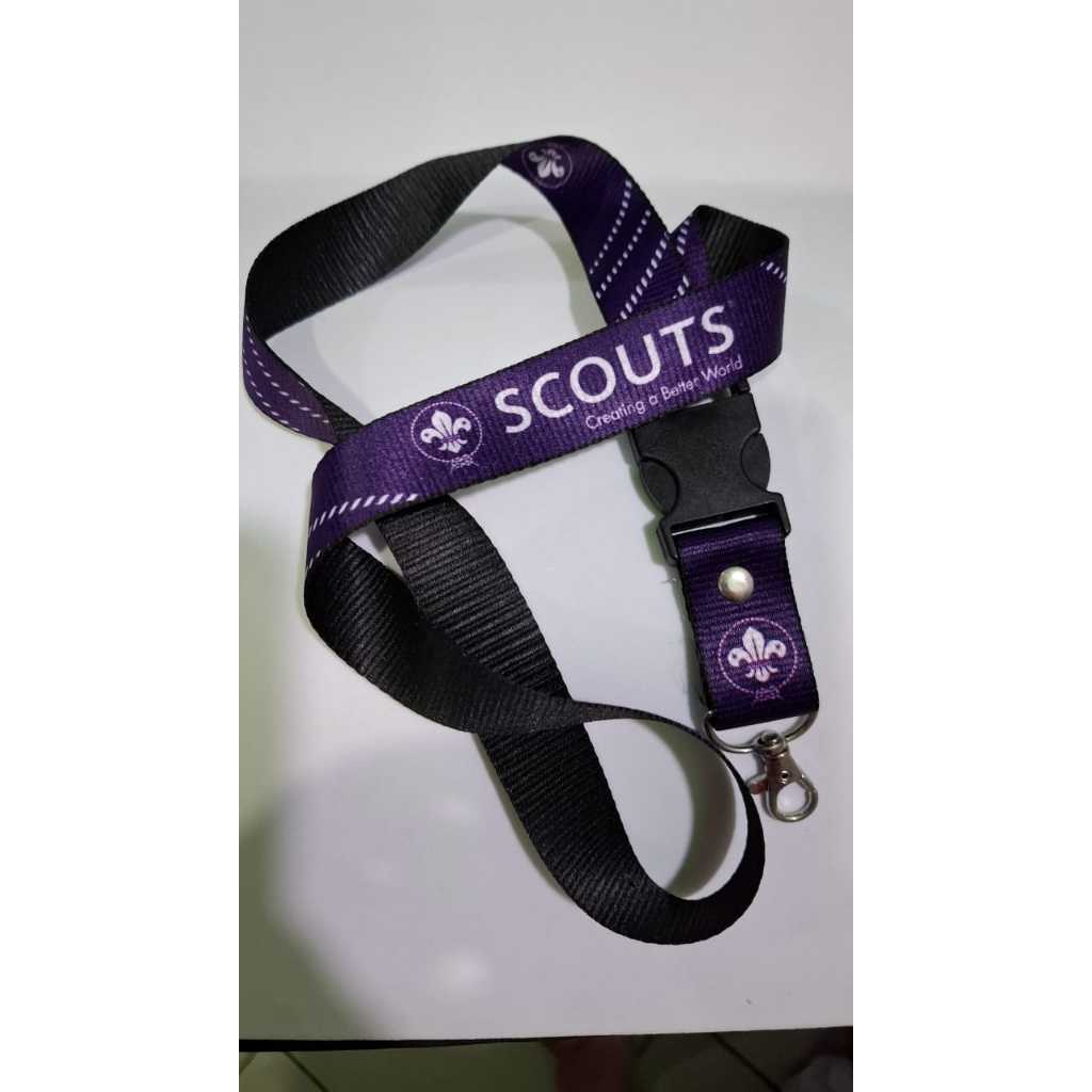 Scout Brand ID Lace/Lanyard in vivid purple (sold per piece) | Shopee ...