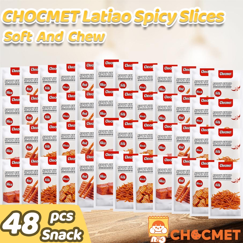 CHOCMET 48pcs Latiao Spicy Slices Snacks Wholesale Chinese Food ...