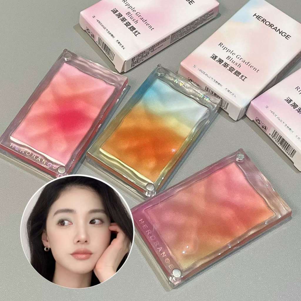New Herorange Ripple gradient blush 3color | Shopee Philippines