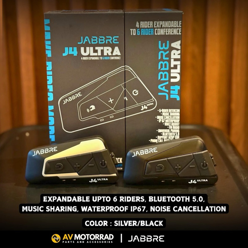 JABBRE J4 ULTRA (6-Riders Intercom) | Shopee Philippines