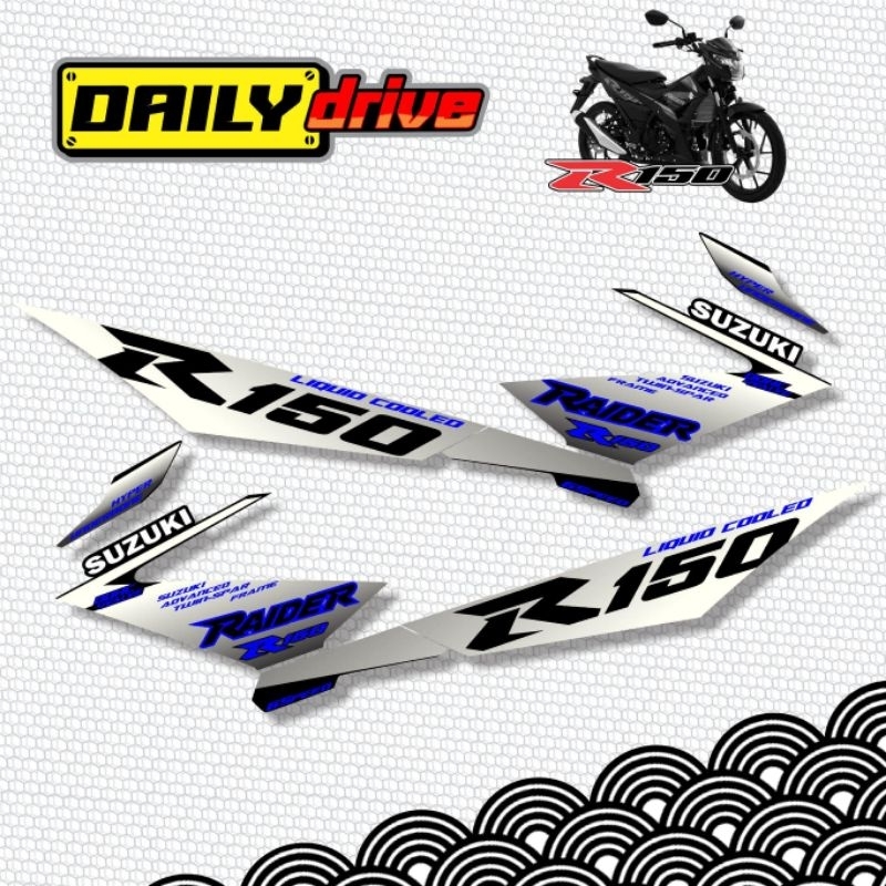 SUZUKI RAIDER 150 F.I NEW LATEST DECALS DESIGN | Shopee Philippines
