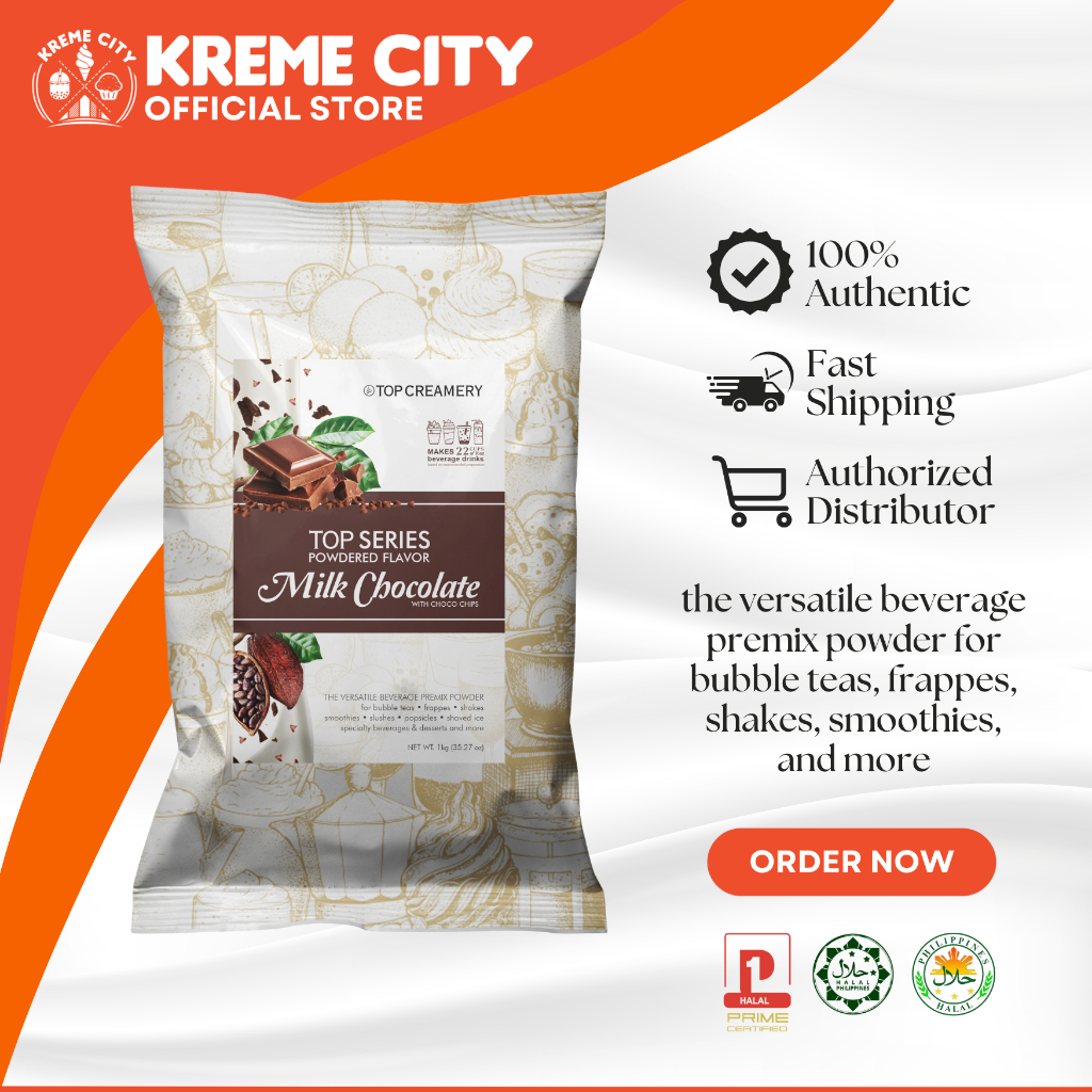 TOP Creamery Top Series Milk Chocolate Powdered Flavor Beverage Premix ...