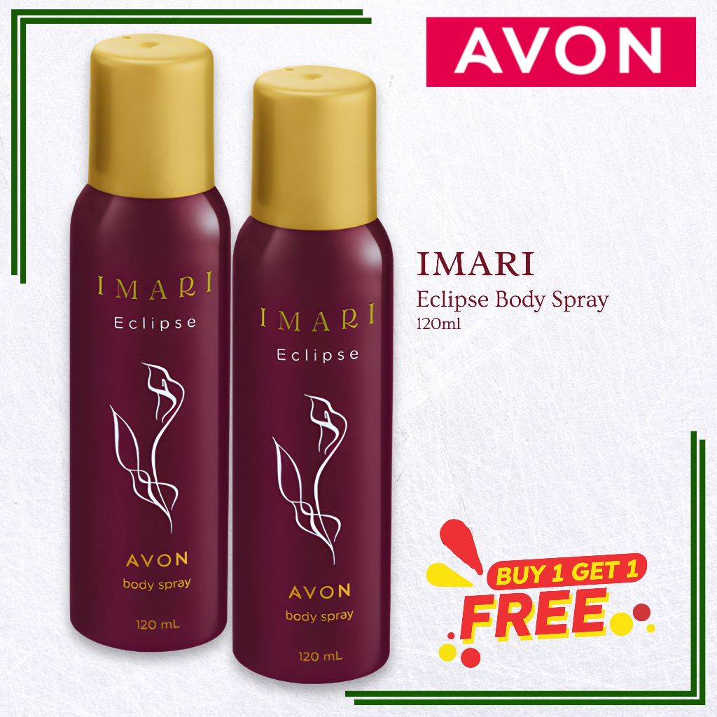 AVON Imari Buy1 take 1 Eclipse Women's Body Spray 120ml | Shopee ...