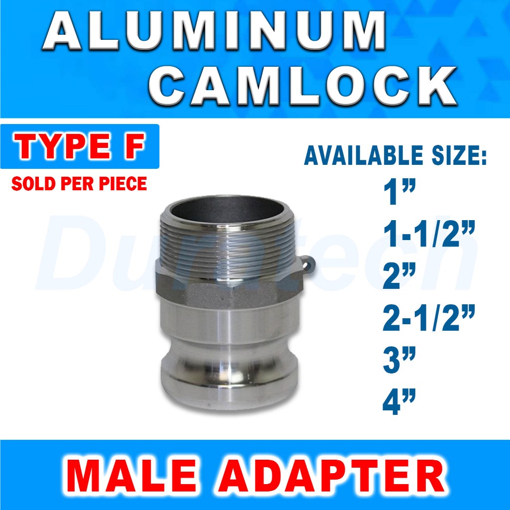 Aluminum Camlock TYPE F Male Adapter CAM LOCK | Shopee Philippines