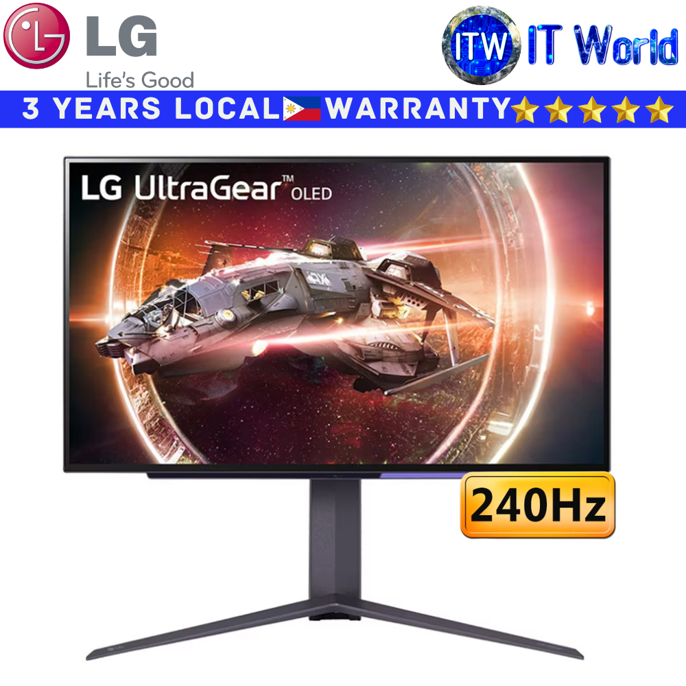 Itw | LG Gaming Monitor UltraGear 27GS95QE-B 26.5" 2560x1440 QHD ...