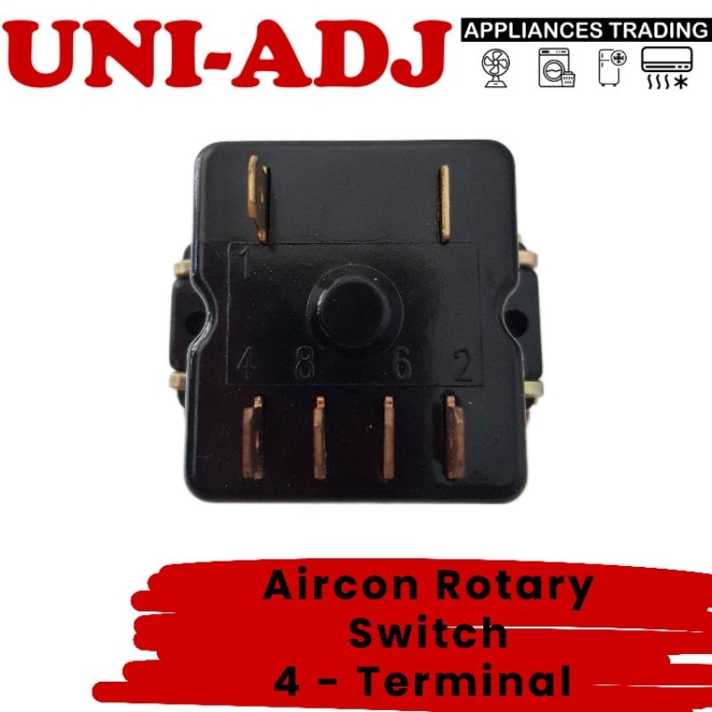 Aircon Rotary Switch (4-Terminal) Spare Parts Only | Shopee Philippines