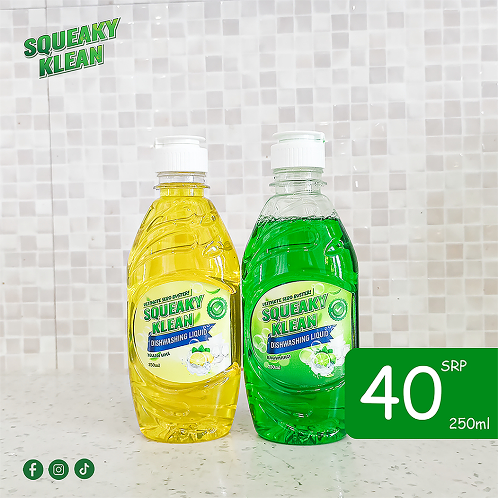 Squeaky Klean Dishwashing Liquid 250ml | Shopee Philippines