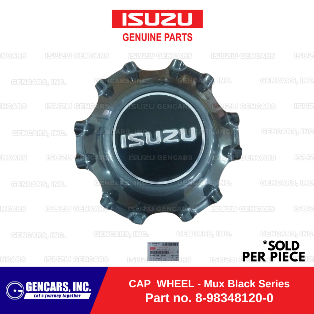 Isuzu Center Cap Wheel Black Edition for Mux 2017-2018 (8983481200 ...