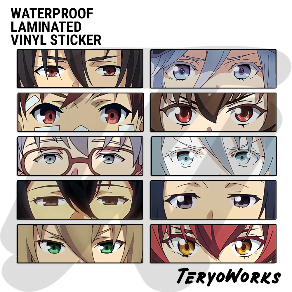 86 Eighty Six Eye Slap Sticker – Anime Vinyl Decal for Laptop, Phone ...