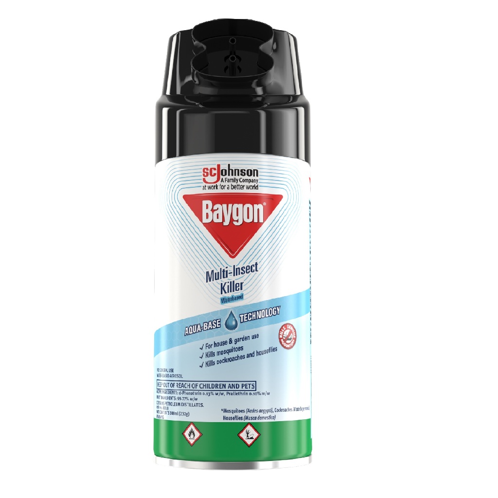 Baygon Aero Multi Insect Killer Water Based 500Ml | Shopee Philippines