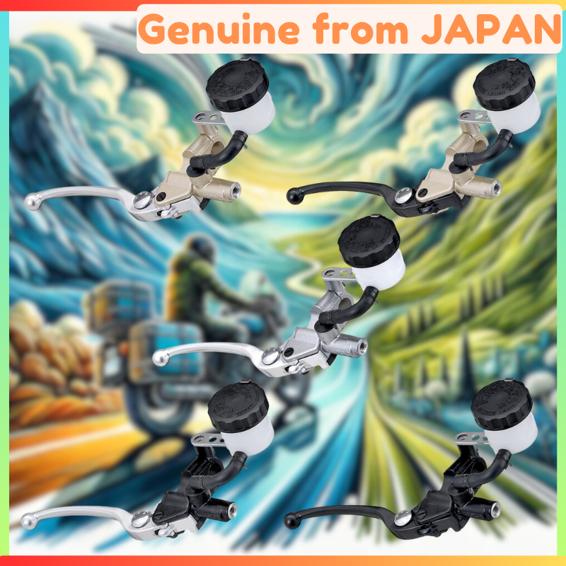Daytona NISSIN Brake Master Cylinder Horizontal 5/8" Gold Body Clear ...