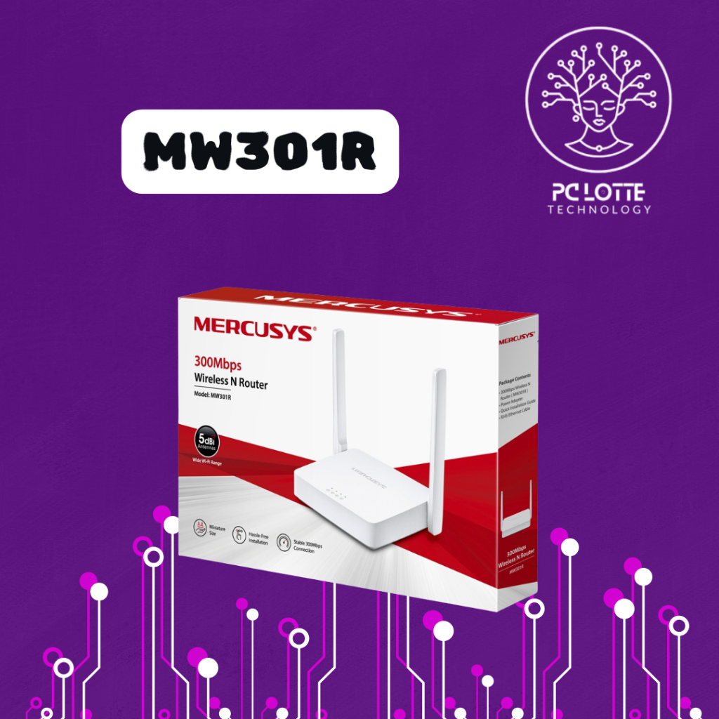 MERCUSYS MW301R N300 300Mbps Wi-Fi Router | Shopee Philippines