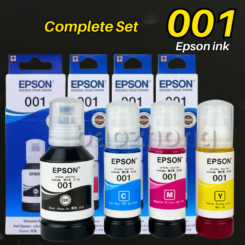001 Original Premium Ink Original (No box) for L4150 L4160 L4260 L6160 ...