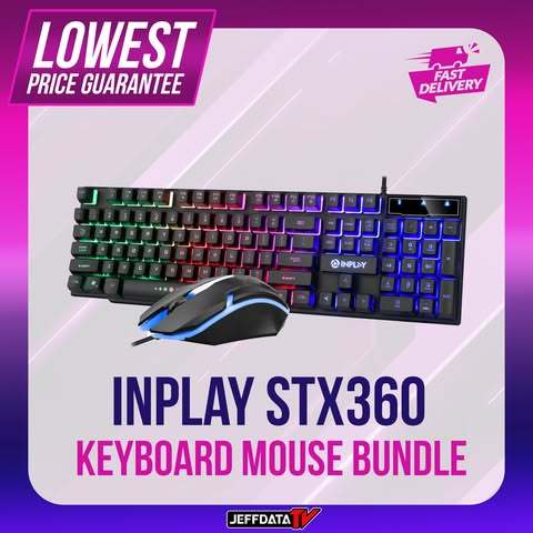 ACC INPLAY STX360 RGB KEYBOARD AND MOUSE BUNDLE HIGH QUALITY | Shopee ...