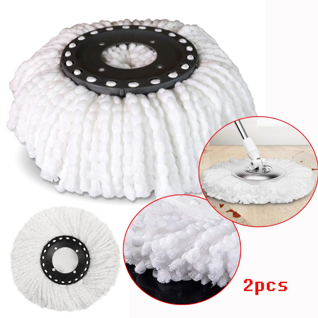 Microfiber 360 Magic Mops Spinnable Tournado Spin Mop Head Replacement ...