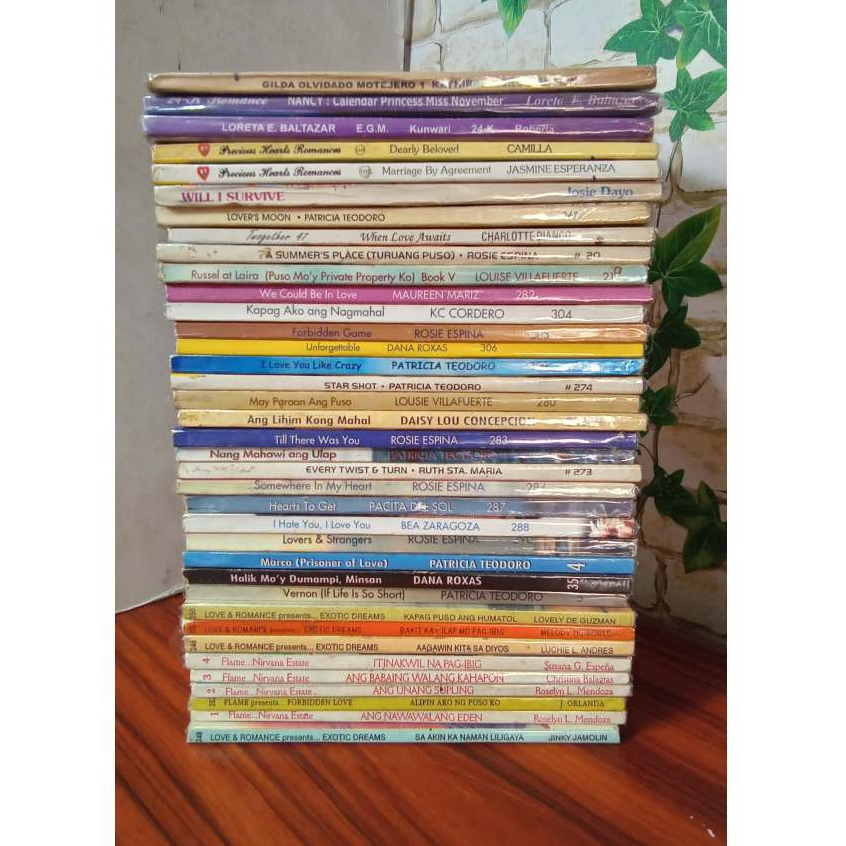 TL37 FILIPINIANA >> Tagalog Romance Love Story Novels | Shopee Philippines