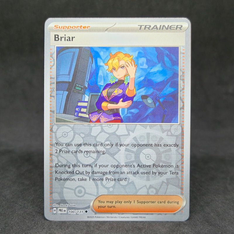 Pokemon TCG Briar 100/131 2025 Scarlet & Violet Prismatic Evolutions | Shopee Philippines