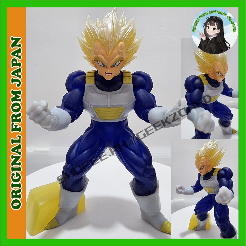 Super Saiyan Vegeta Clearise Dragon Ball Z Figure Authentic Banpresto ...