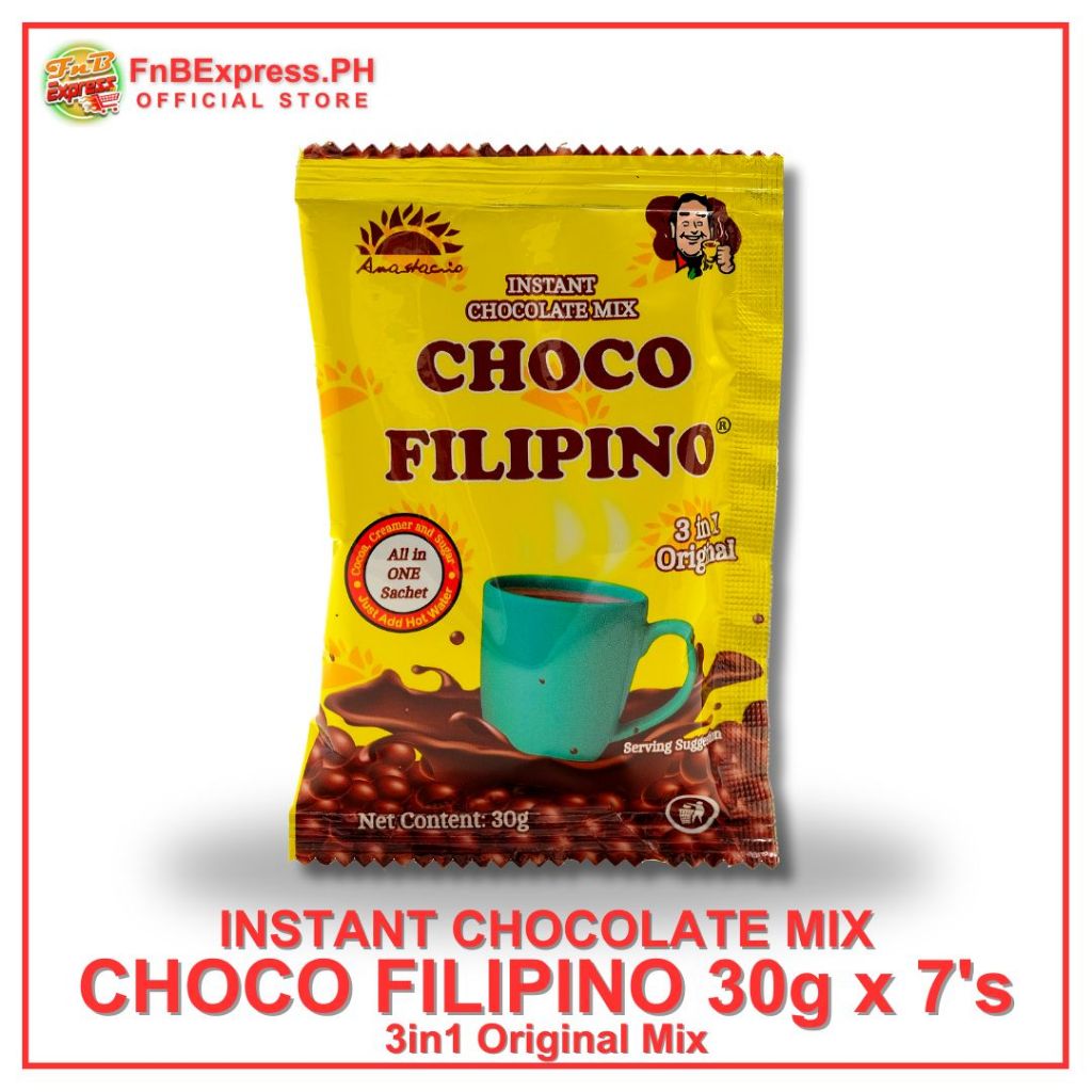 CHOCO FILIPINO 3in1 Sachet 30g x 7's | Shopee Philippines