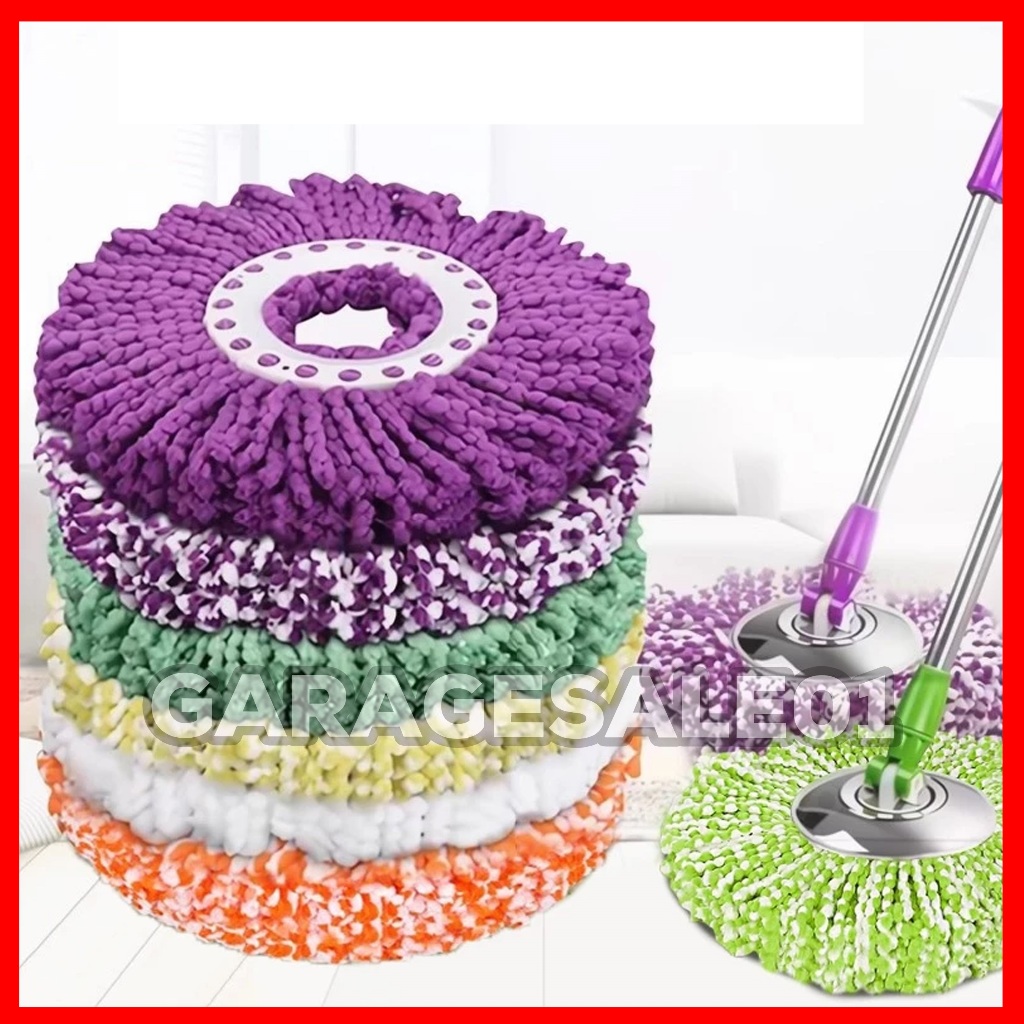 Microfiber 360 Magic Mops Head Replacement 16cm\14cm Original Refill ...