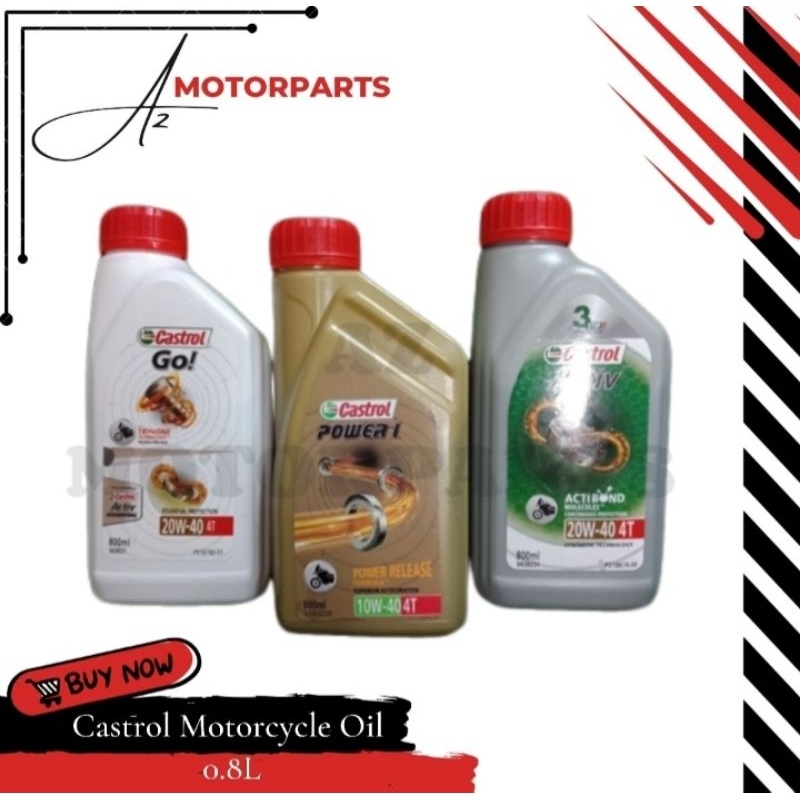 Castrol Motorcycle Oil 800mL | Shopee Philippines