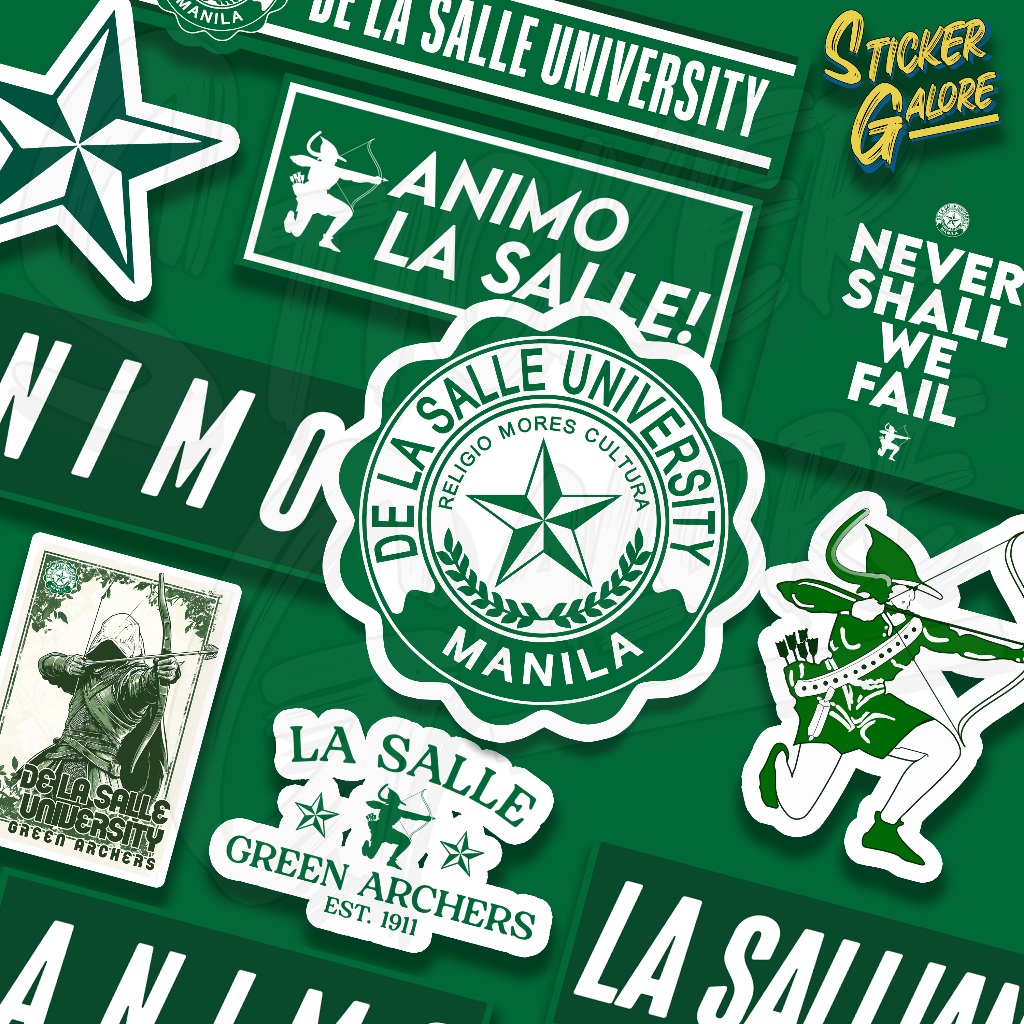 DE LA SALLE UNIVERSITY INSPIRED DLSU VINYL STICKER (WATERPROOF AND ...