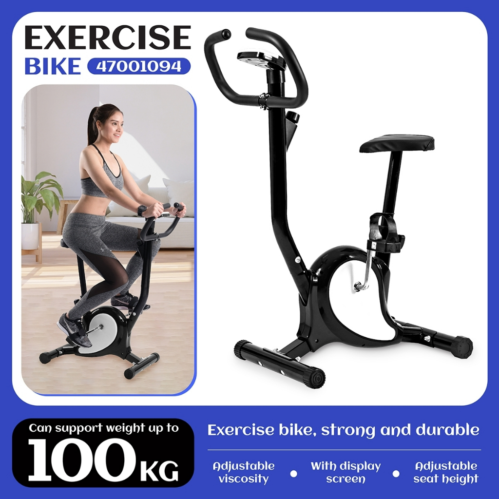 B&G SPORT NEW Indoor/Outdoor Upright Stationary Exercise Bike Household ...