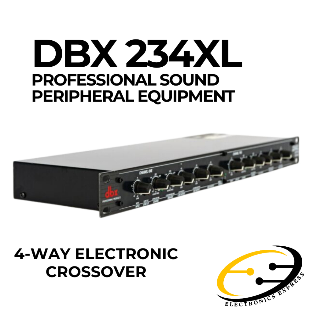 DBX 234XL 234 Professional Sound Stereo Electronic Crossover 4-Way ...