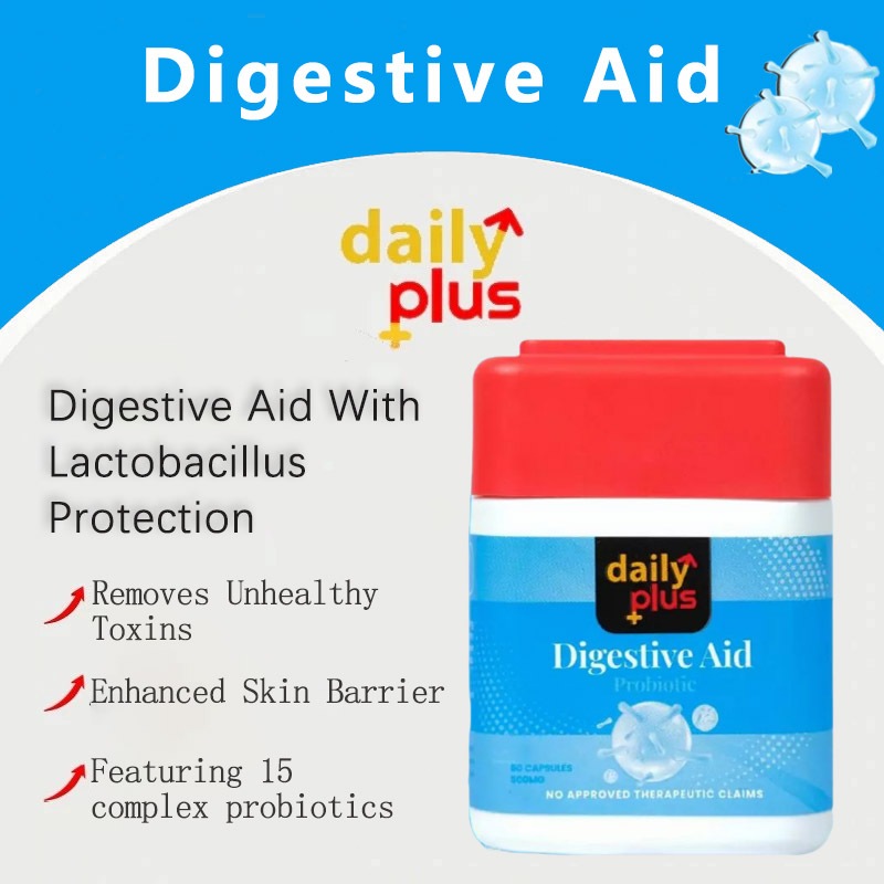 Daily Plus Probiotic helps in Digestive Aid Supplement Capsule | Shopee ...