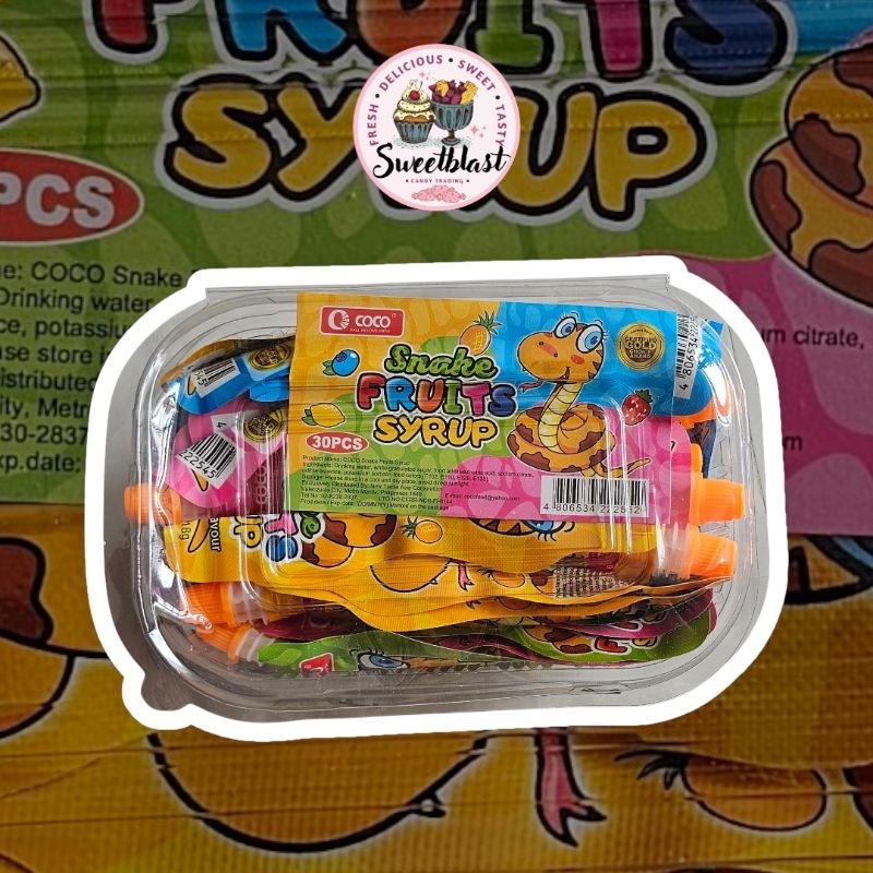 COCO Snake Fruits Syrup | 30pcs per pack #LootbagFiller #Pangtinda # ...
