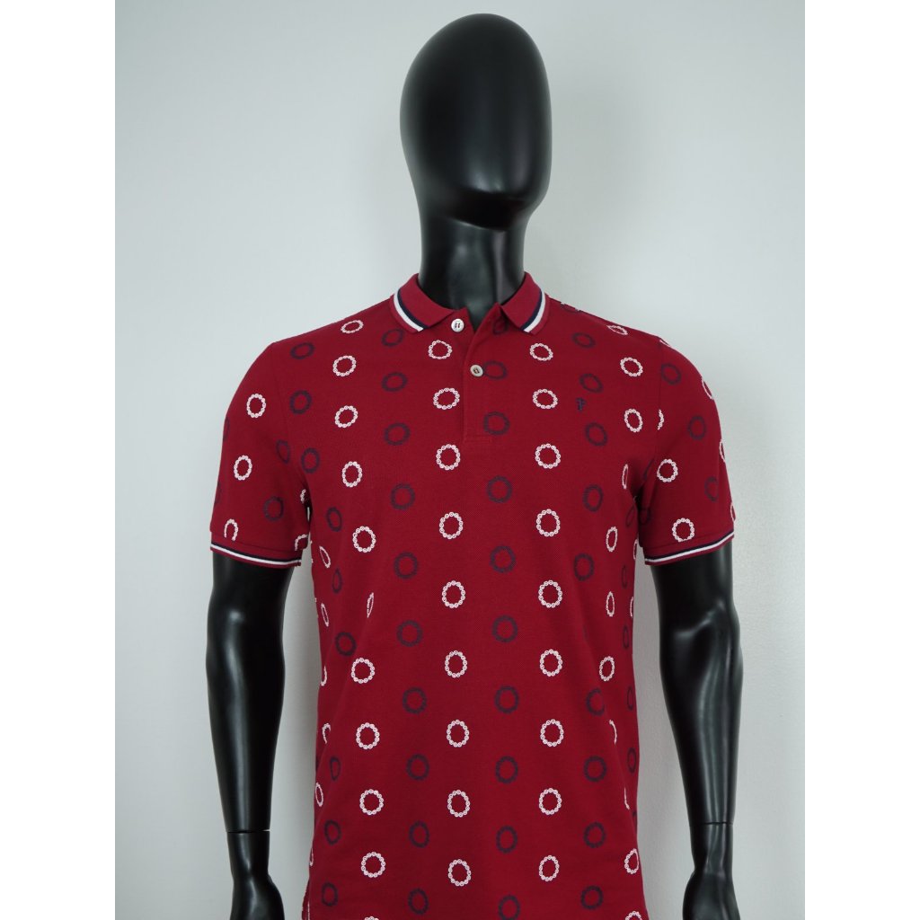 COLLEZIONE C2 Regular FIT 24MT1K041 CHILI RED Pique Polo Shirt Wear Men ...