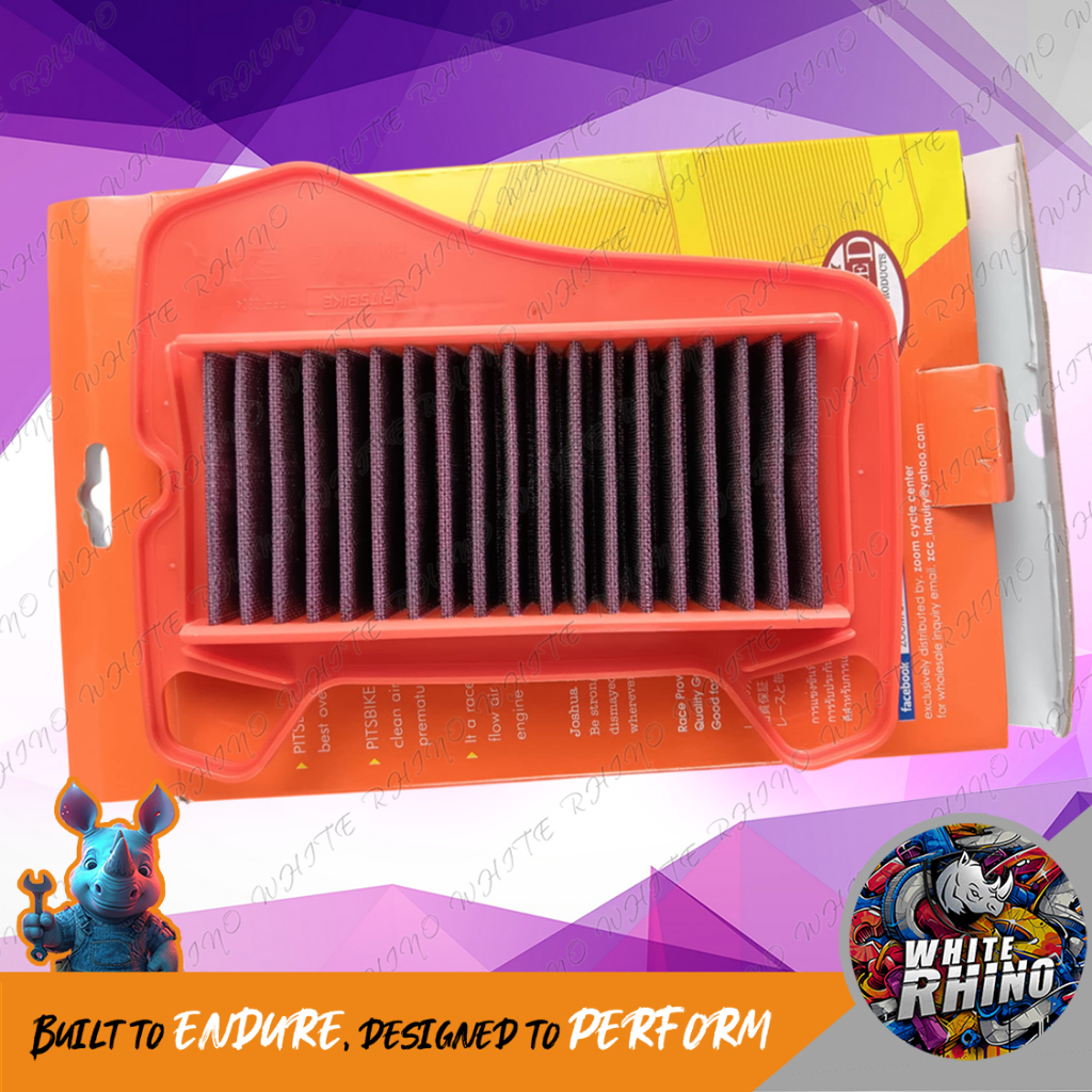 PITSBIKE XRM125 FI HIGH FLOW AIR FILTER (WASHABLE) XRM 125 FI | Shopee ...