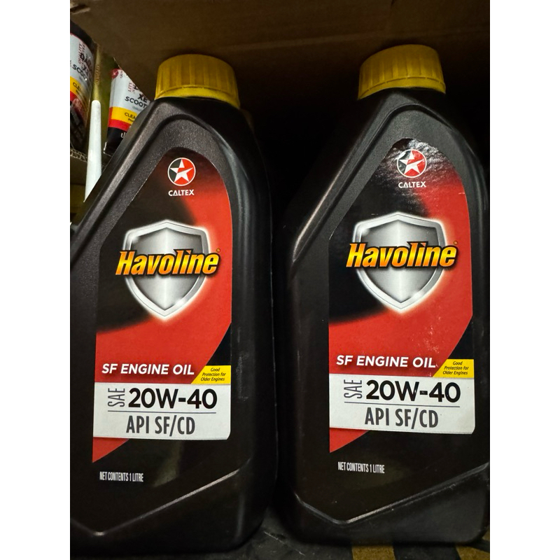 Caltex Havoline 20W-40 1 Liter SF Engine Oil | Shopee Philippines